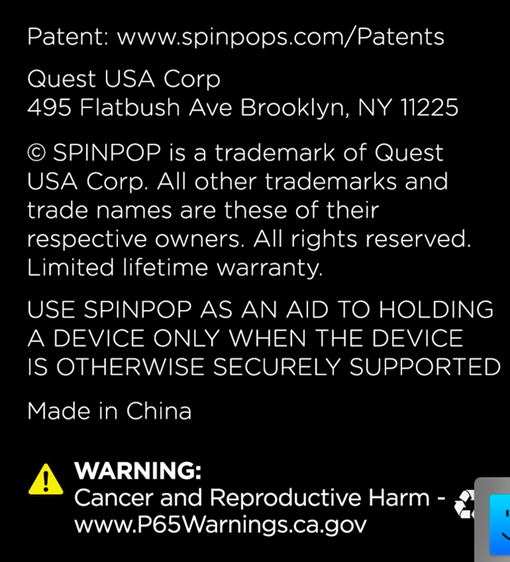 SpinPop Phone Grip, Pink Marble with Gold - Walmart.com